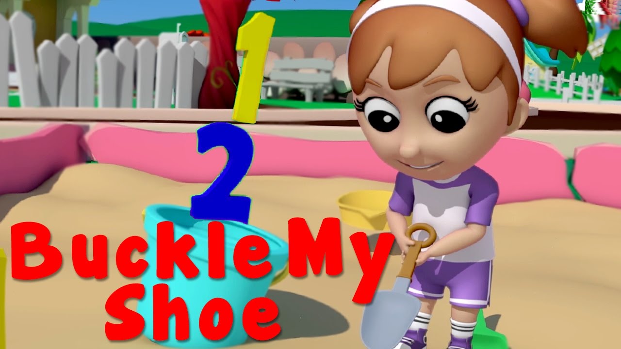 one two buckle my shoe nursery rhyme - Youtube Kids