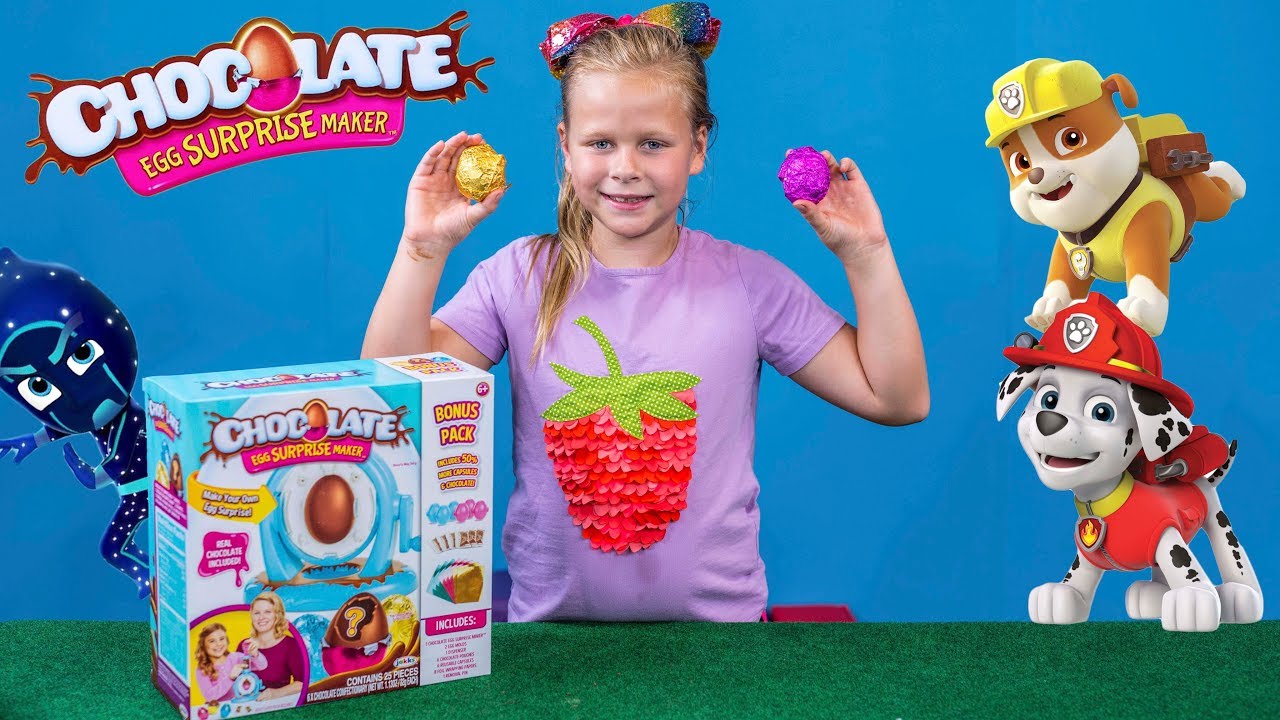 how to make chocolate surprise eggs - Youtube Kids