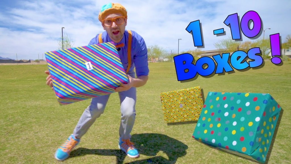 Blippi colors boxes - Youtube Kids