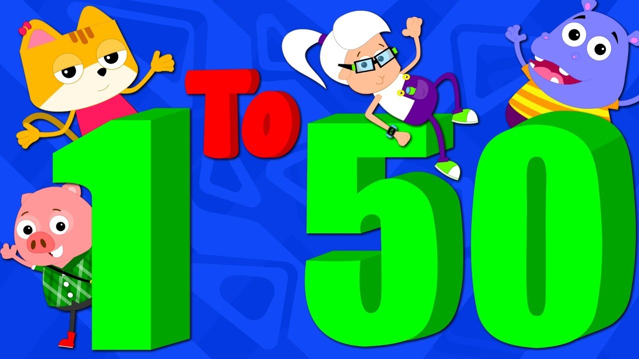 numbers 1 to 50 - Youtube Kids