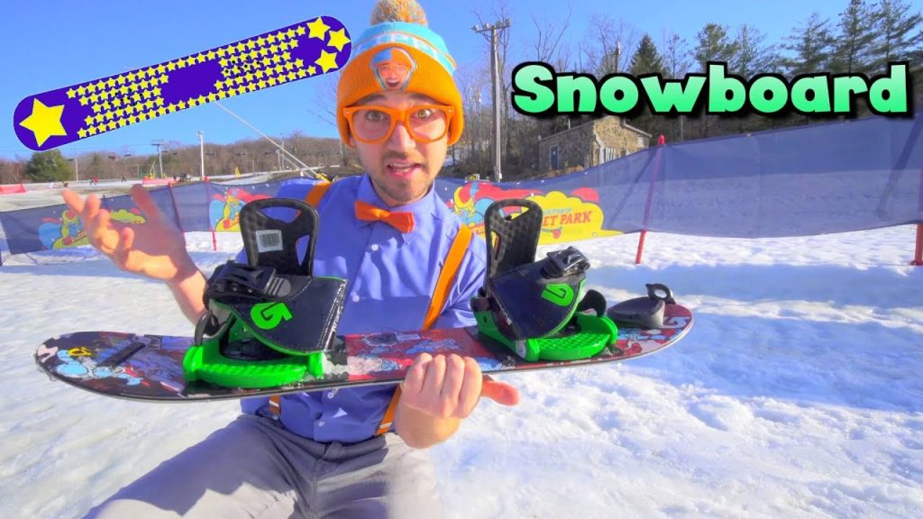 Blippi snowboard - Youtube Kids