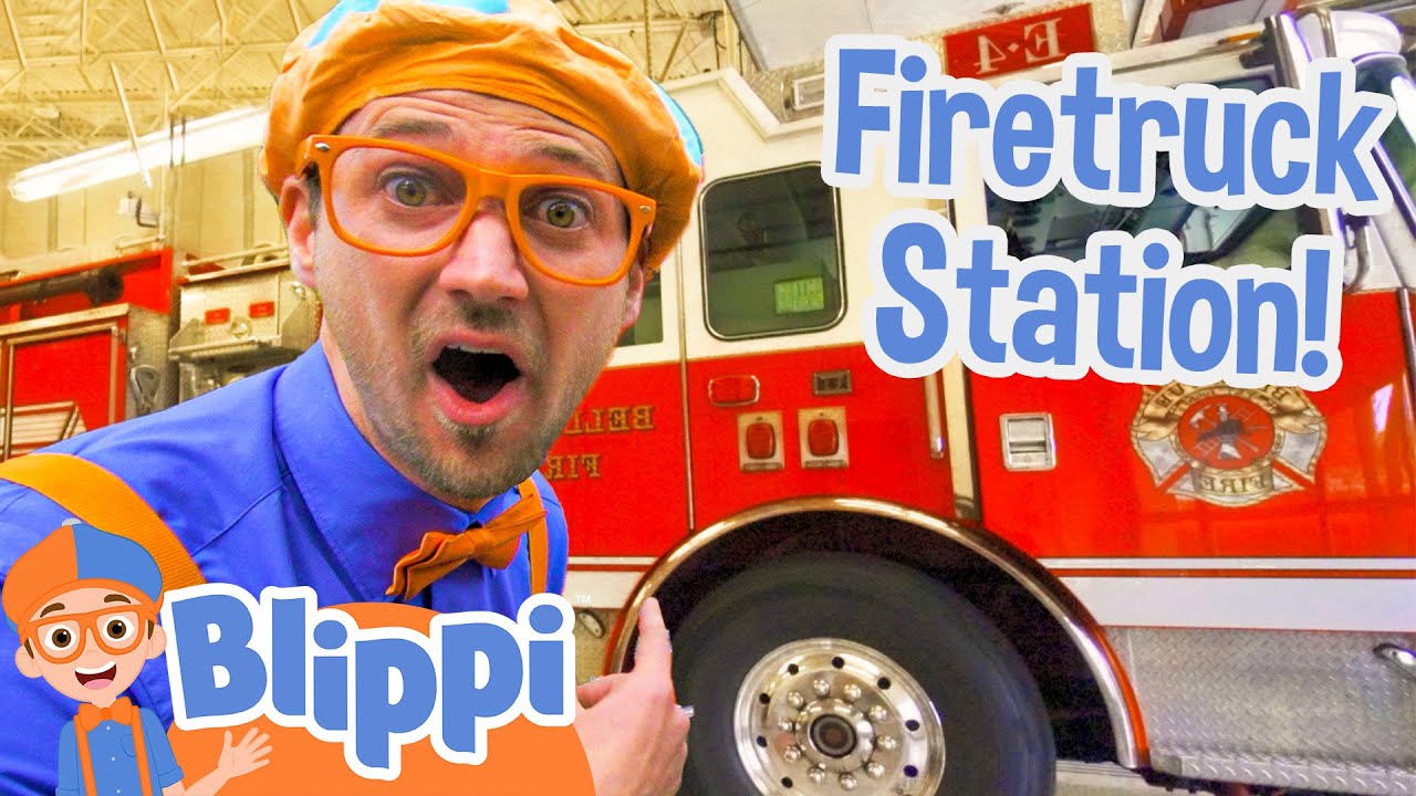 Blippi fire station - Youtube Kids
