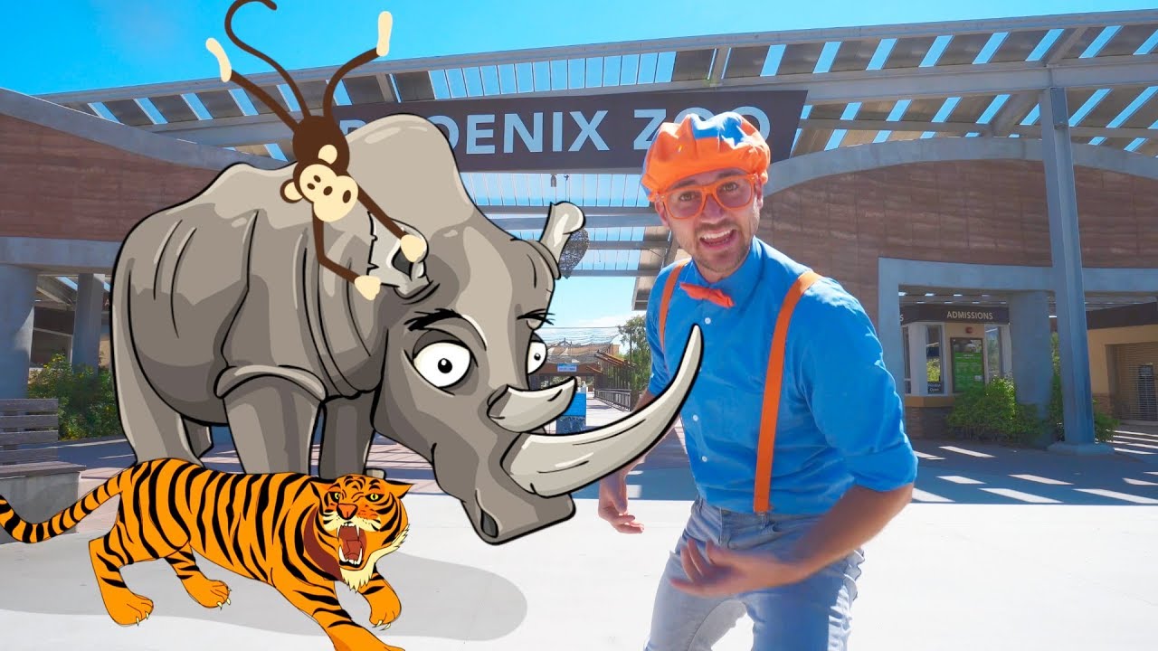 Blippi zoo tour - Youtube Kids