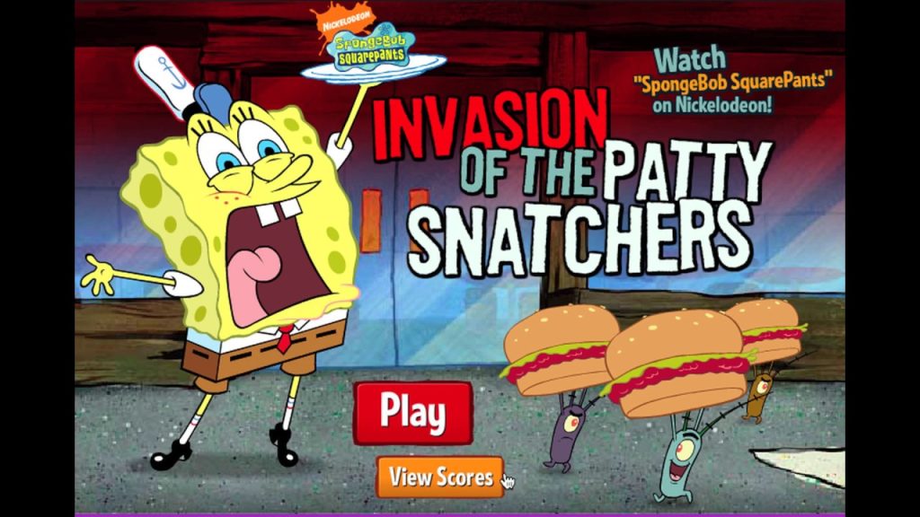 SpongeBob SquarePants Invasion of the Patty Snatchers Game - Youtube Kids