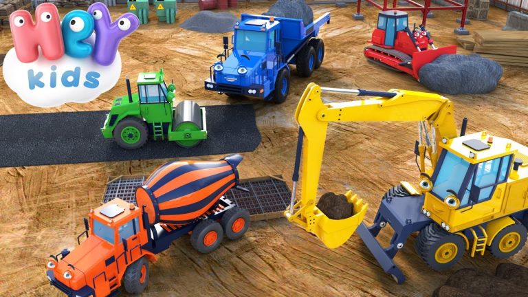 construction trucks for kids - Youtube Kids