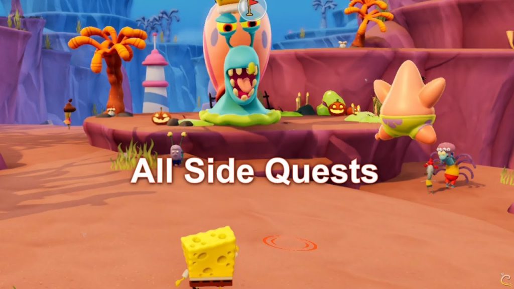 spongebob squarepants the cosmic shake side quests - Youtube Kids