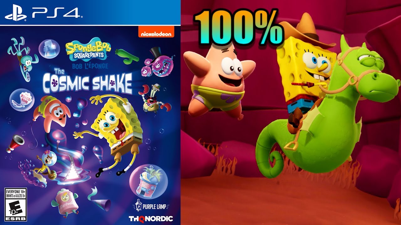 spongebob squarepants cosmic shake longplay - Youtube Kids