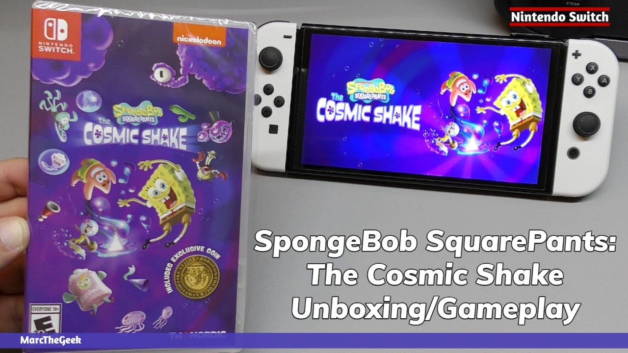 SpongeBob SquarePants: The Cosmic Shake Unboxing/Gameplay - Youtube Kids