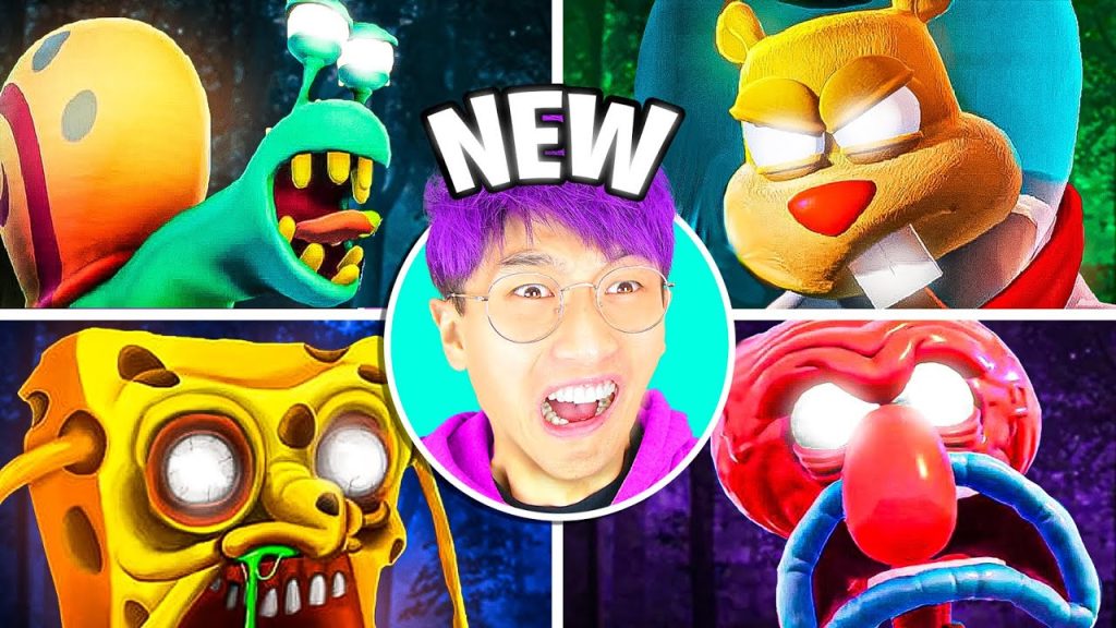 lankybox spongebob the cosmic shake gameplay - Youtube Kids