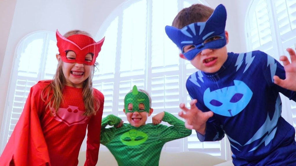 pj masks in real life - Youtube Kids