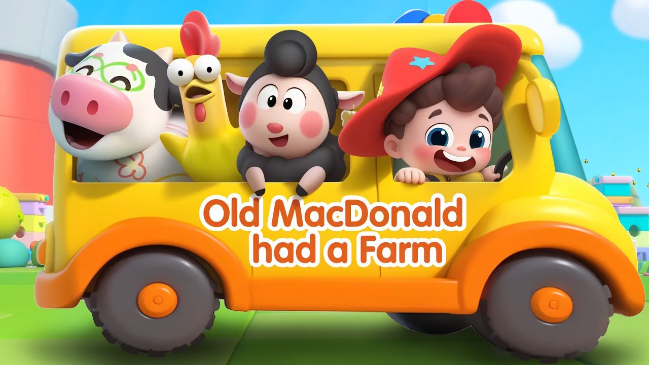 Farm Animals on the Bus - Youtube Kids