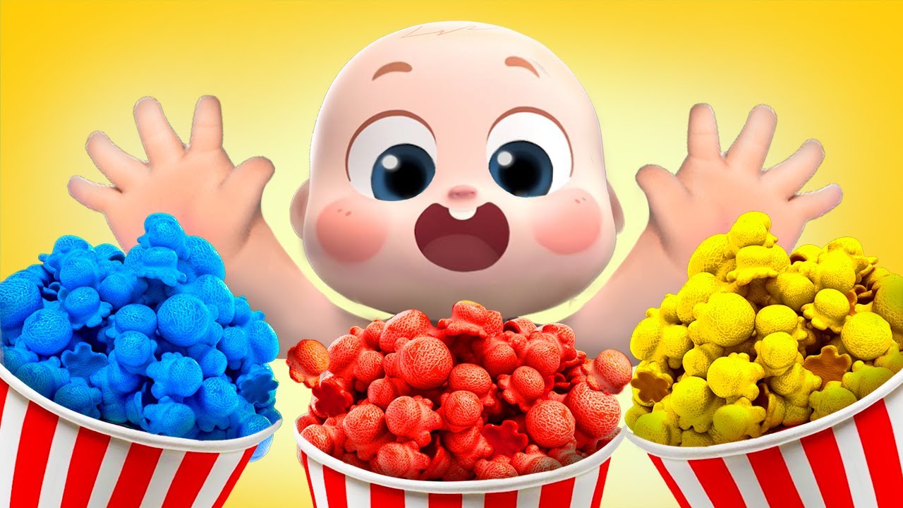 Colorful Popcorn Stand - Youtube Kids