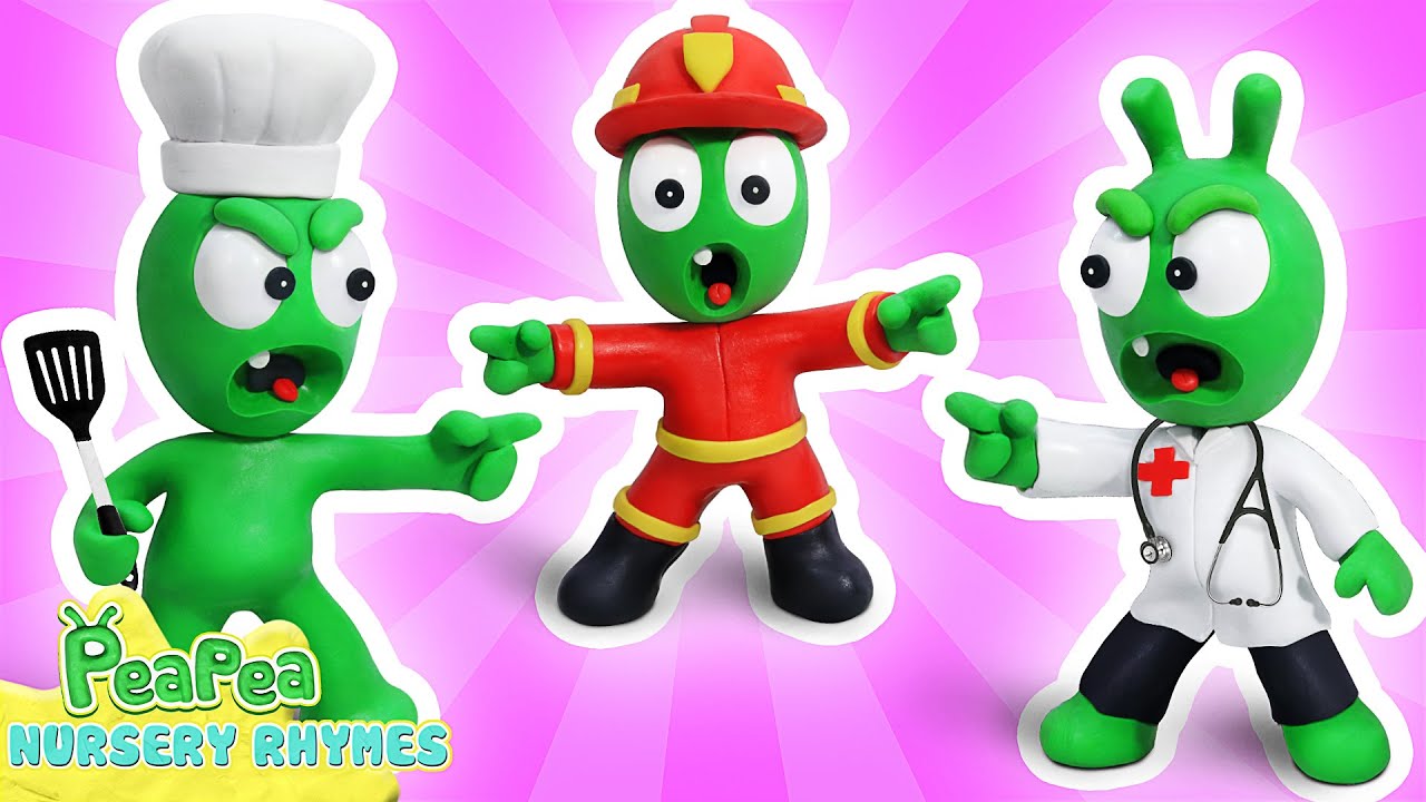 Jobs and Career Song + More Pea Pea Nursery Rhymes & Kids Songs - Jobs ...