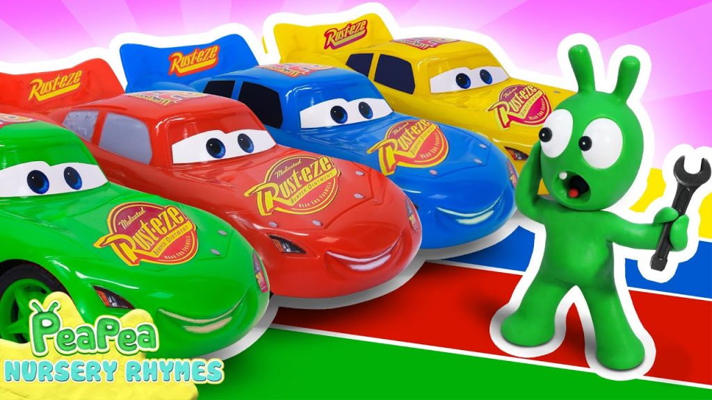 The Car Color Song + More Pea Pea Nursery Rhymes & Kids Songs - Sing Along Songs for Kids ...