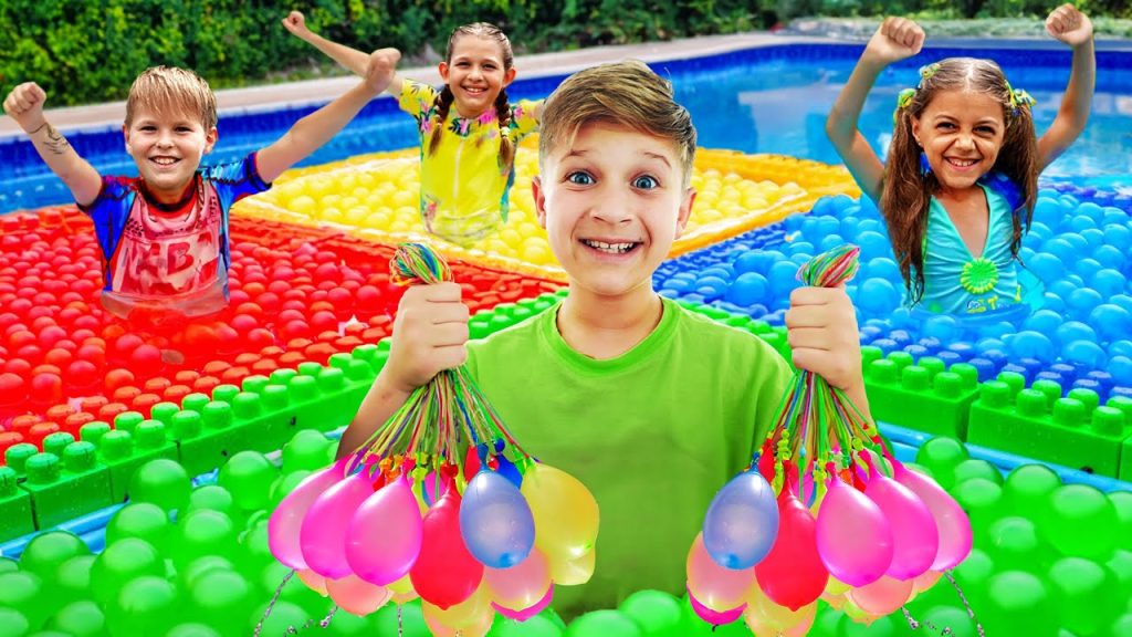 water balloon challenge - Youtube Kids