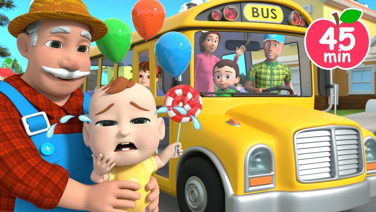 wheels on the bus cry baby - Youtube Kids
