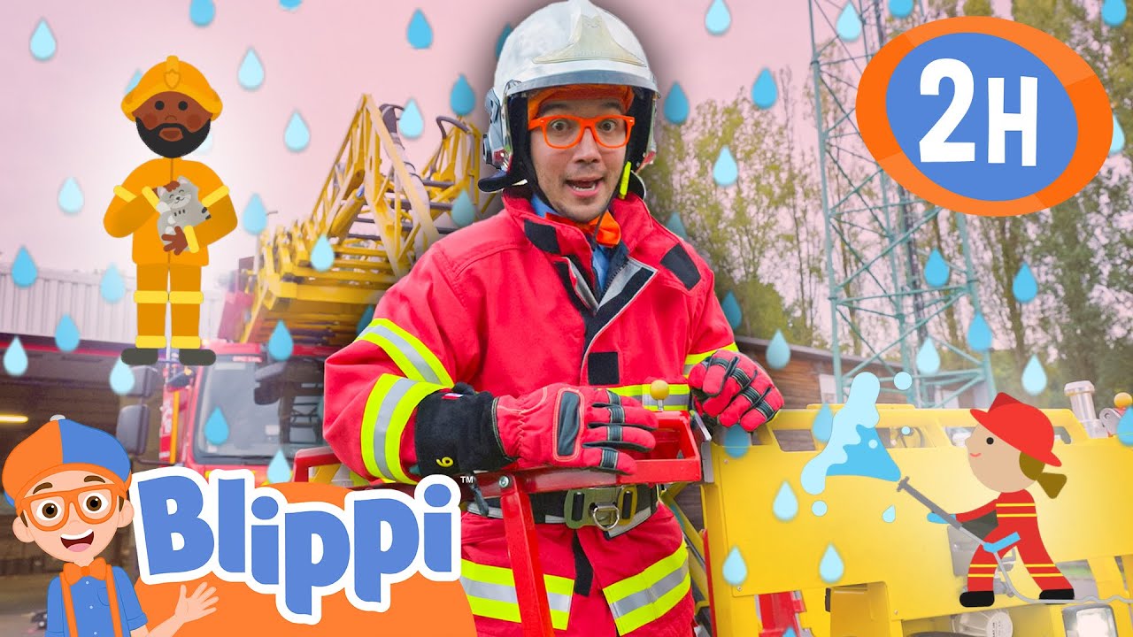 Blippi's Fire Truck - Youtube Kids