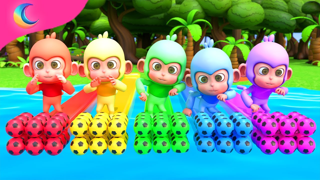 5 little monkeys - Youtube Kids