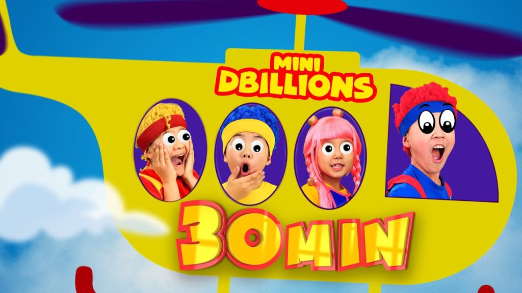 fly to the sky with mini db | mega compilation | d billions kids songs ...