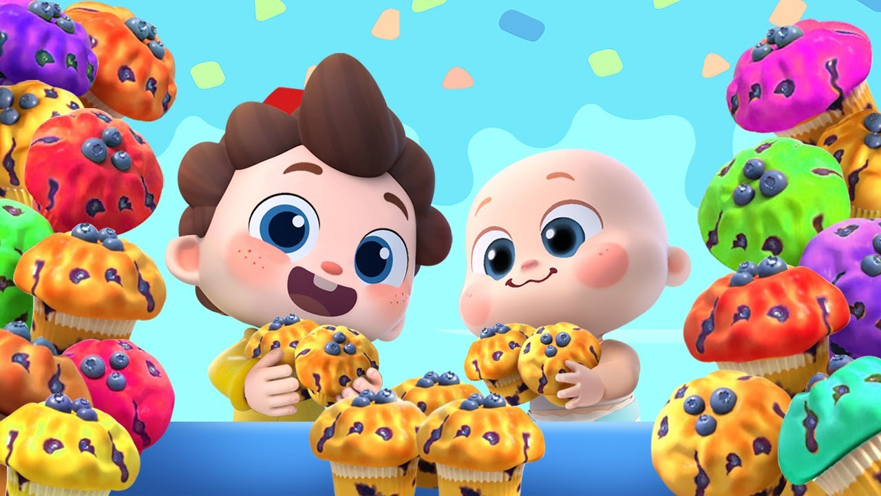Rainbow Muffins Song - Youtube Kids