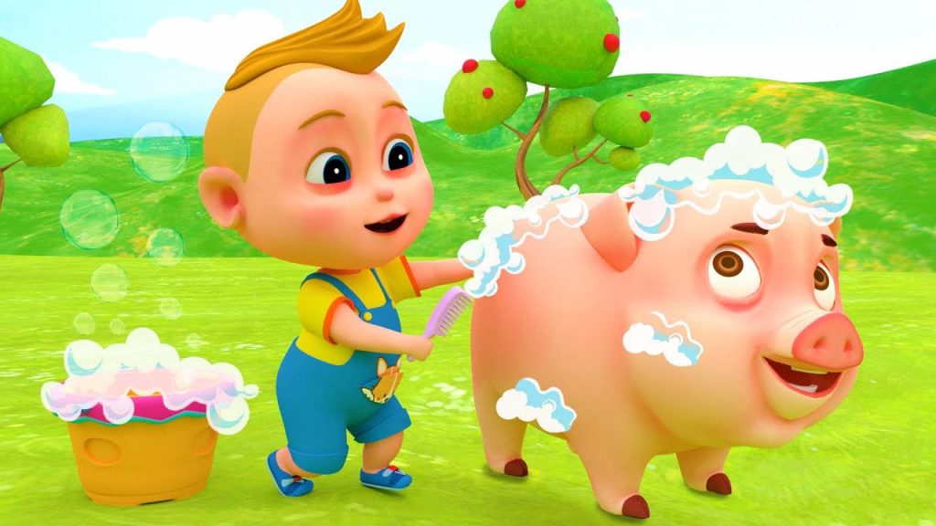 Three Little Pigs Nursery Rhymes Kids