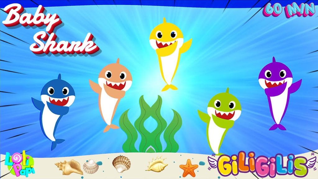 Five Little Sharks | Top Nursery Rhymes with Lyrics | Kids Songs by ...