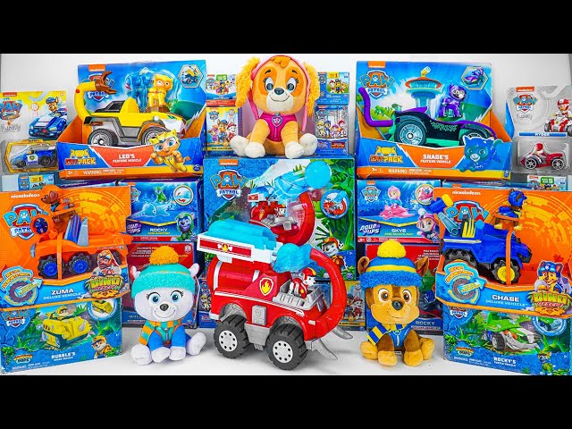 Paw Patrol toys collection unboxing | Paw Patrol Jungle Marshall Deluxe ...