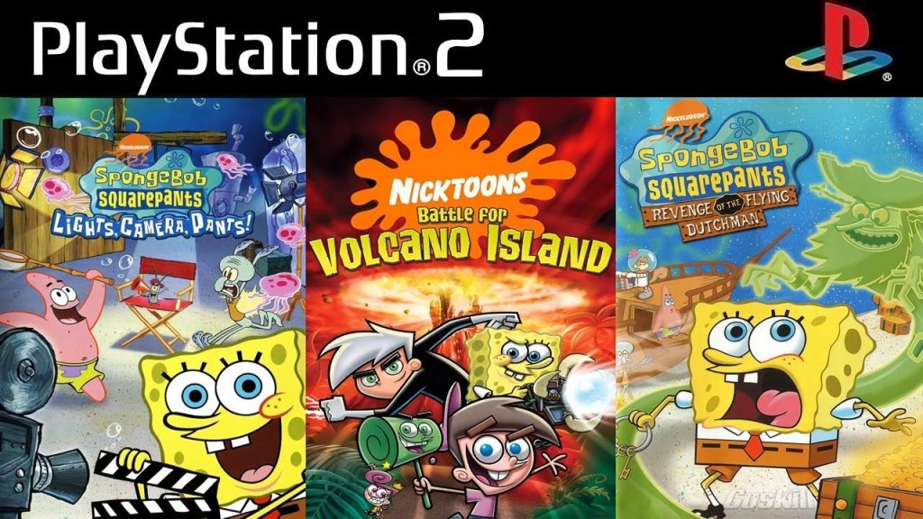 evolution of spongebob games on ps2 - Youtube Kids