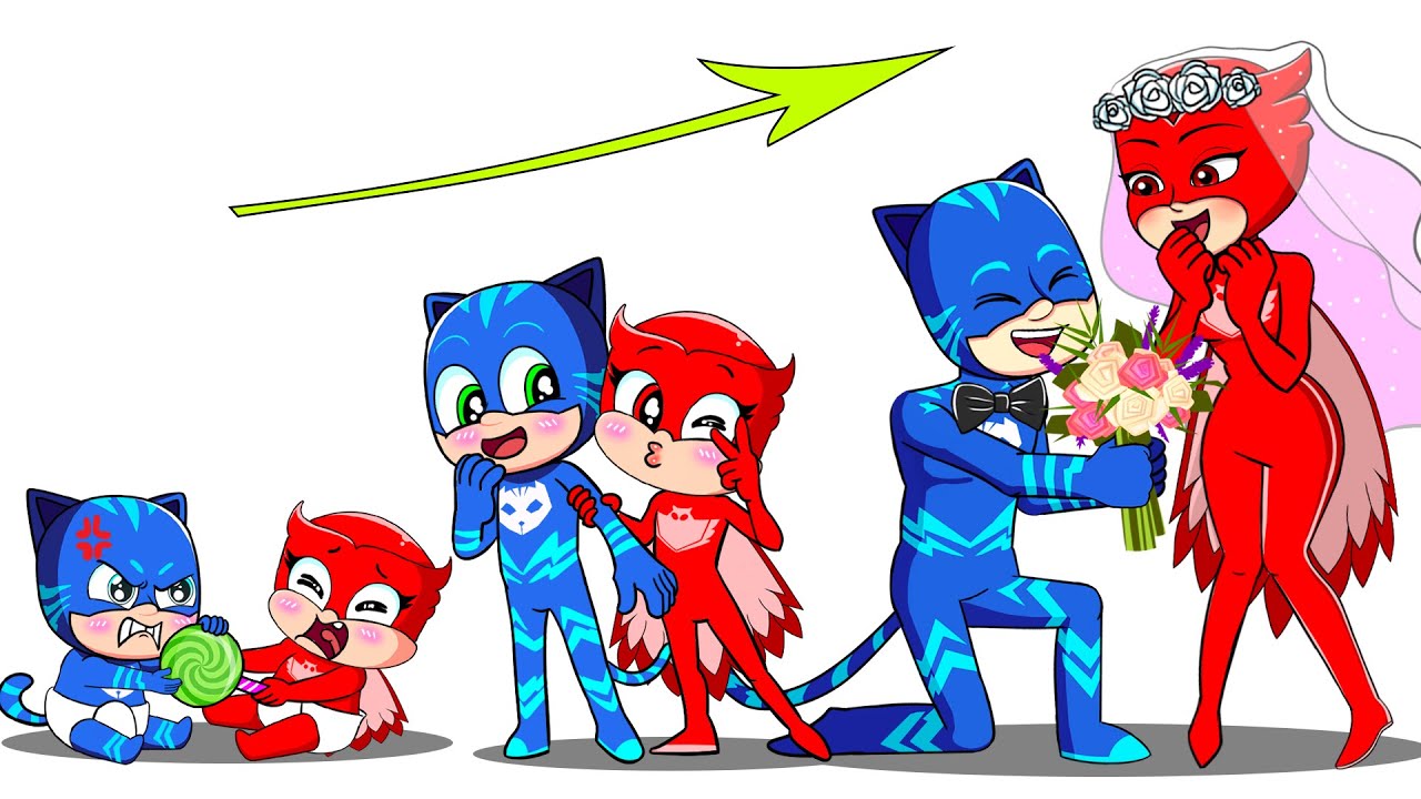 Catboy And Owlette Grow Up Together - Youtube Kids