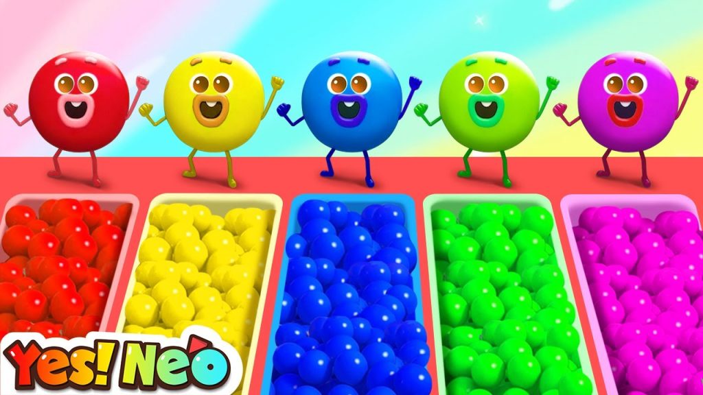 Five Little Candies (Learn Colors) - Youtube Kids