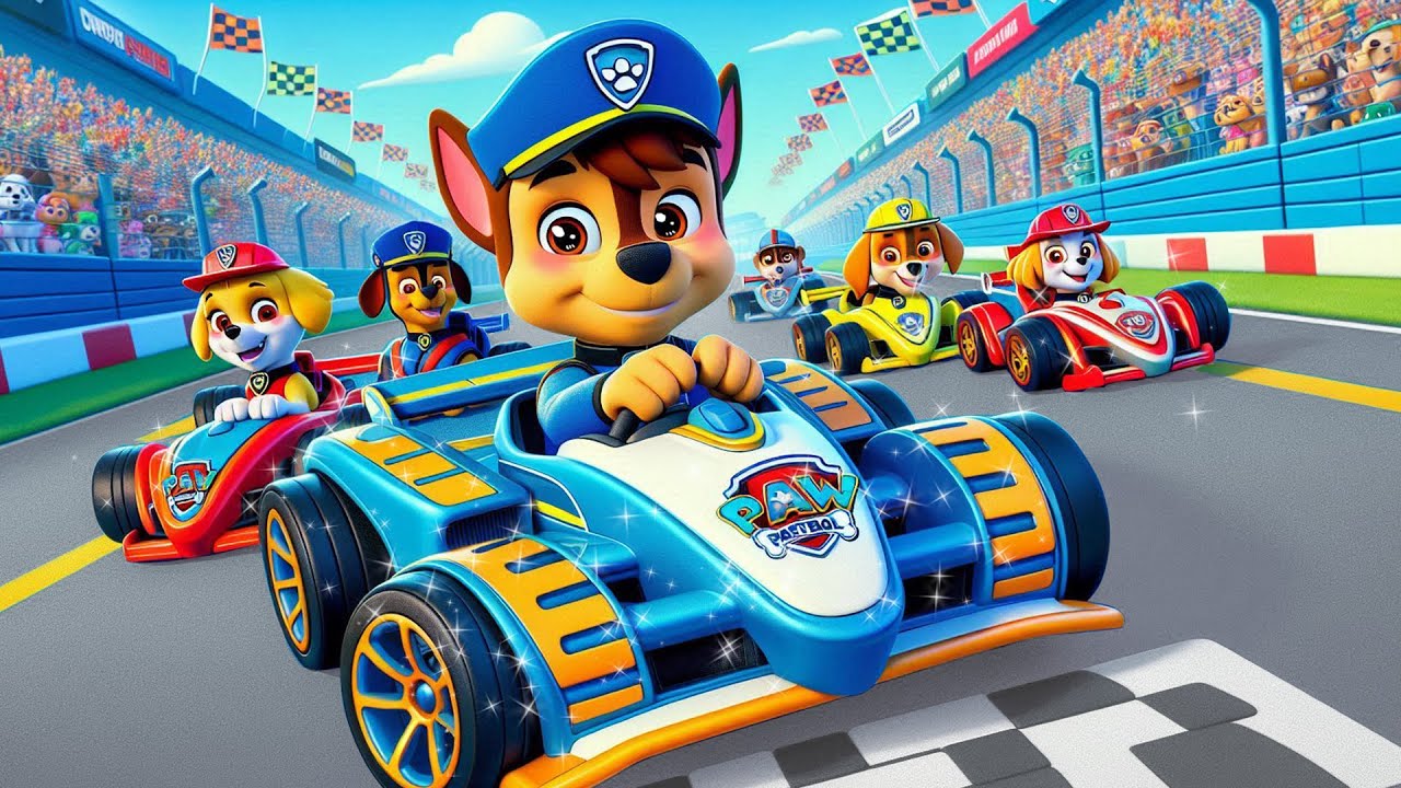 Chase Becomes F1 Racer - Youtube Kids