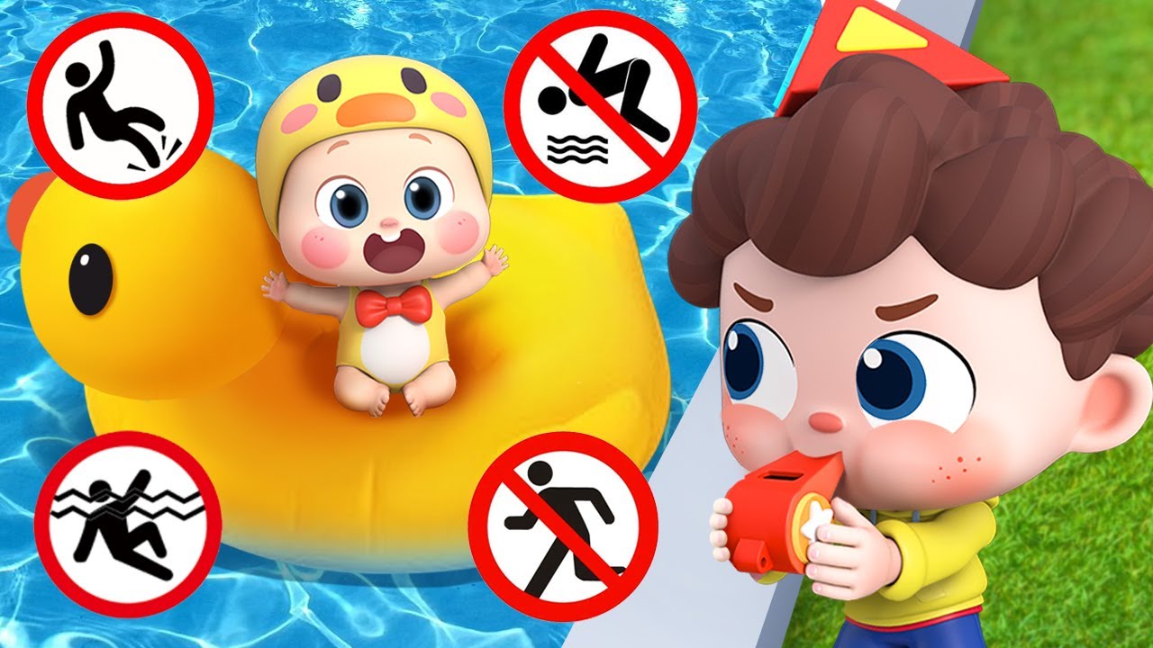 safety rules in the pool - Youtube Kids