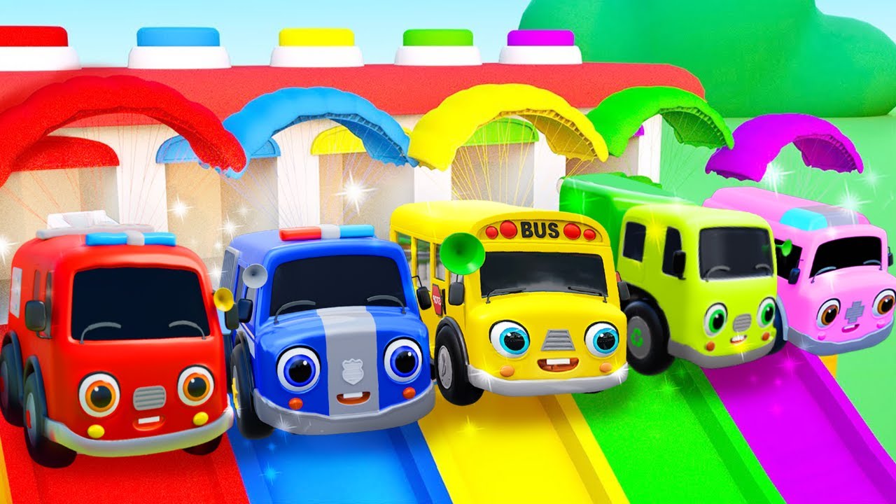 Wheels On The Color Bus Song | - Youtube Kids