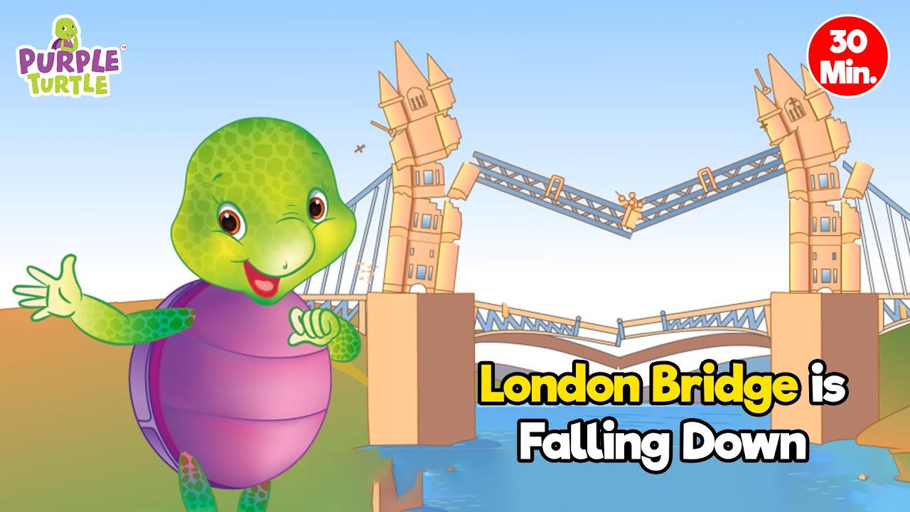 London Bridge is Falling Down Purple Turtle - Youtube Kids