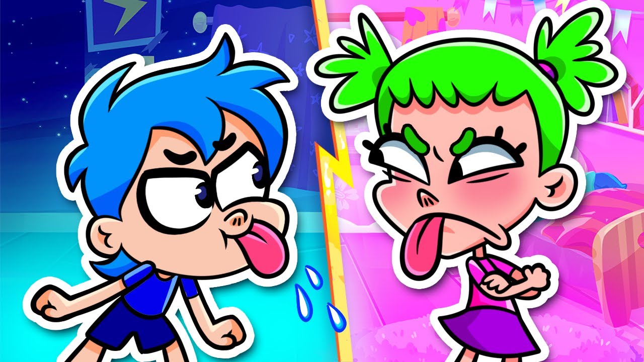 pink vs black - Youtube Kids