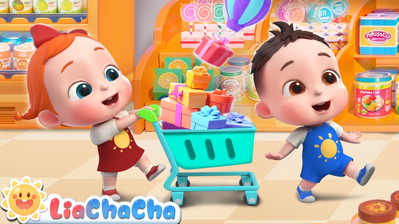 Shopping at the Supermarket - Youtube Kids