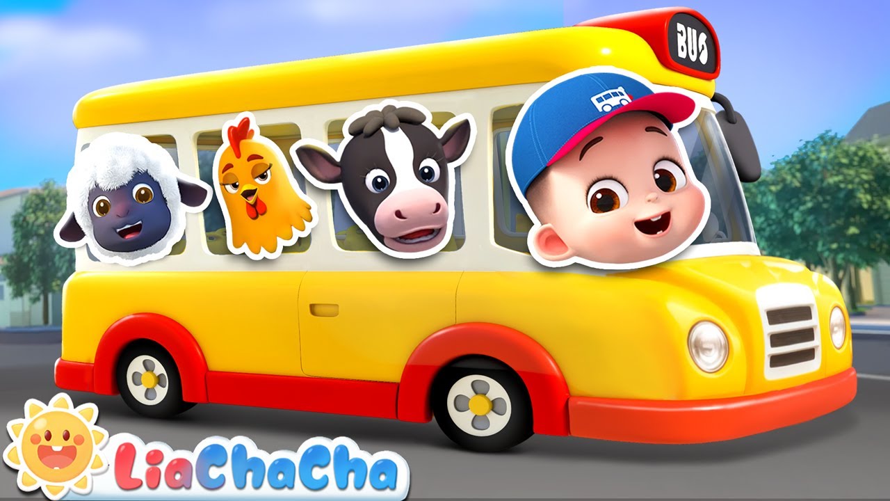 wheels on the bus with animals - Youtube Kids