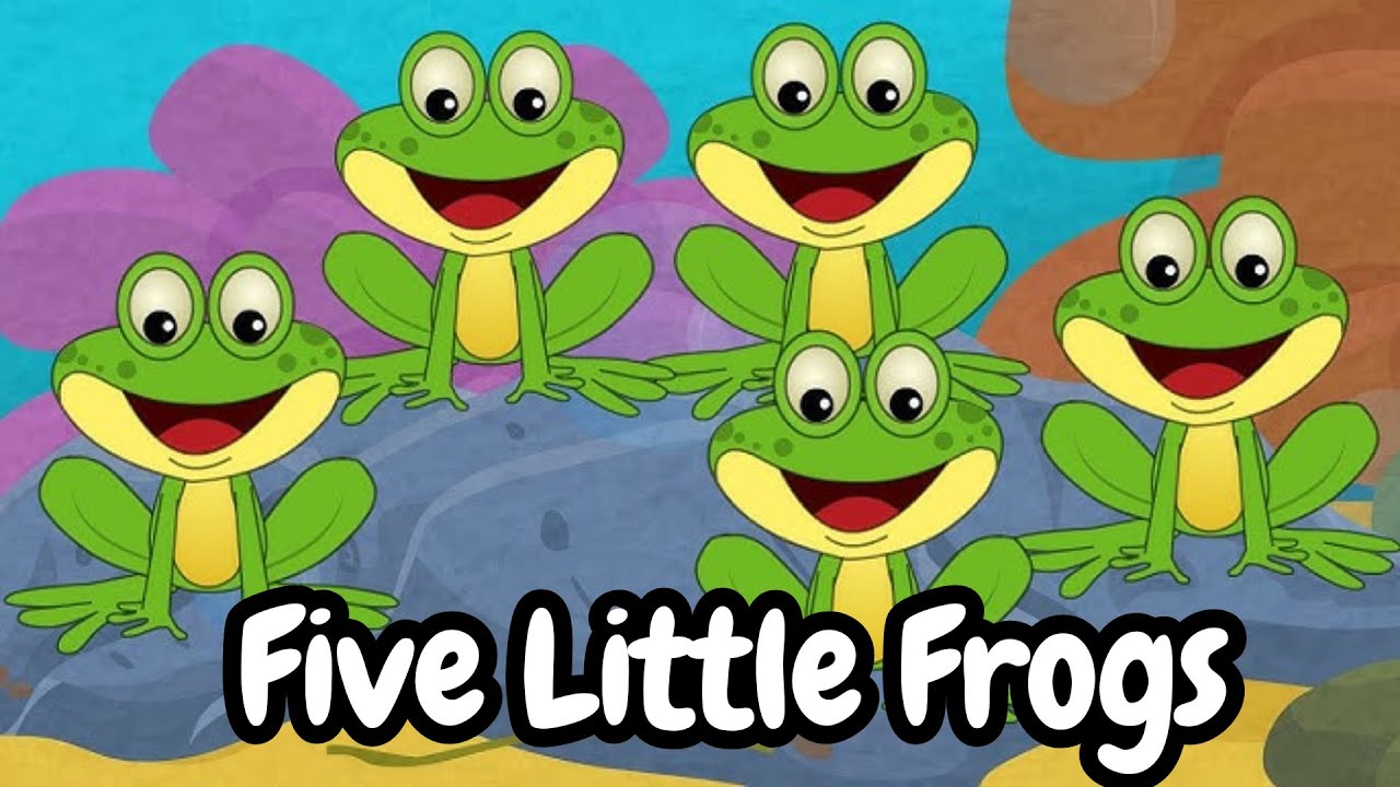 five little speckled frogs song with lyrics - Youtube Kids