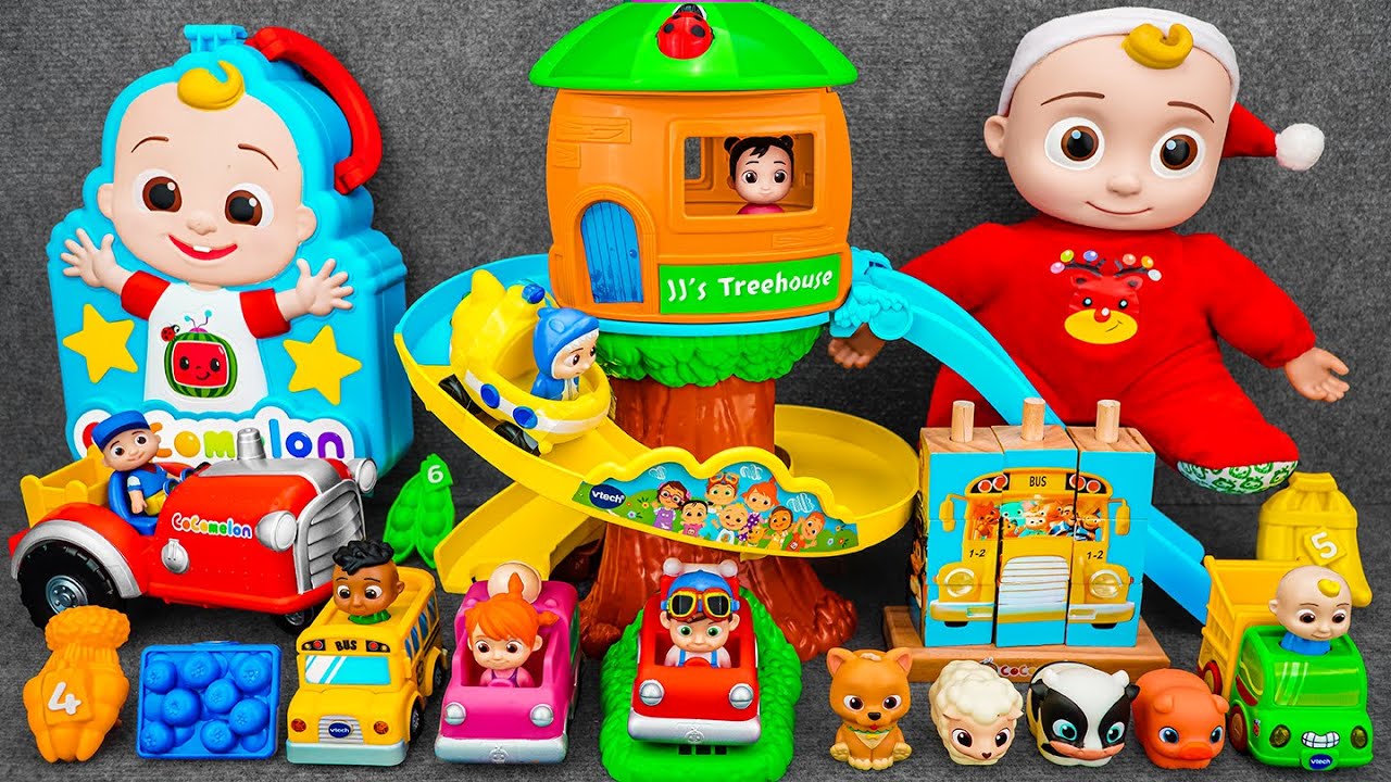 Satisfying Unboxing COCOMELON Treehouse Playset Collection - Youtube Kids