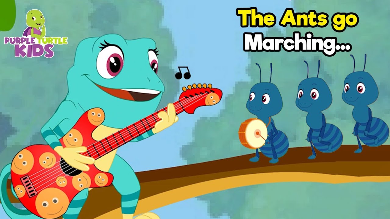 ants go marching song with lyrics - Youtube Kids
