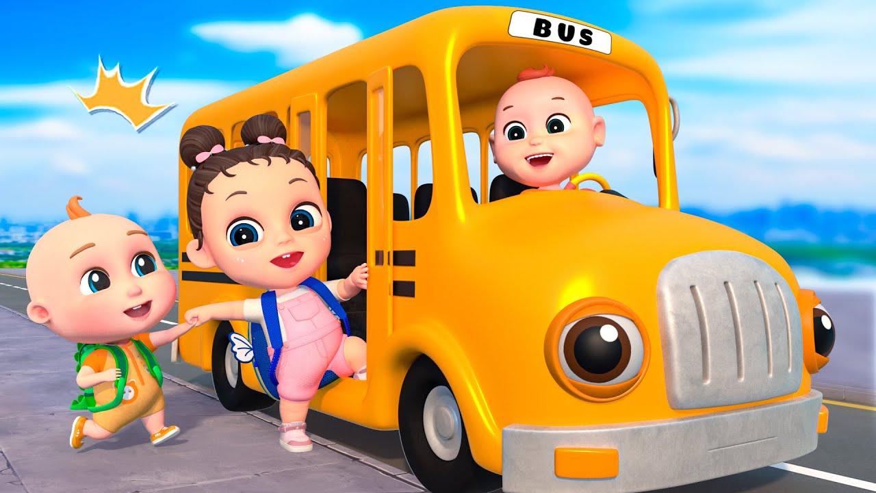 Safety Tips with Wheels On The Bus Song - Youtube Kids