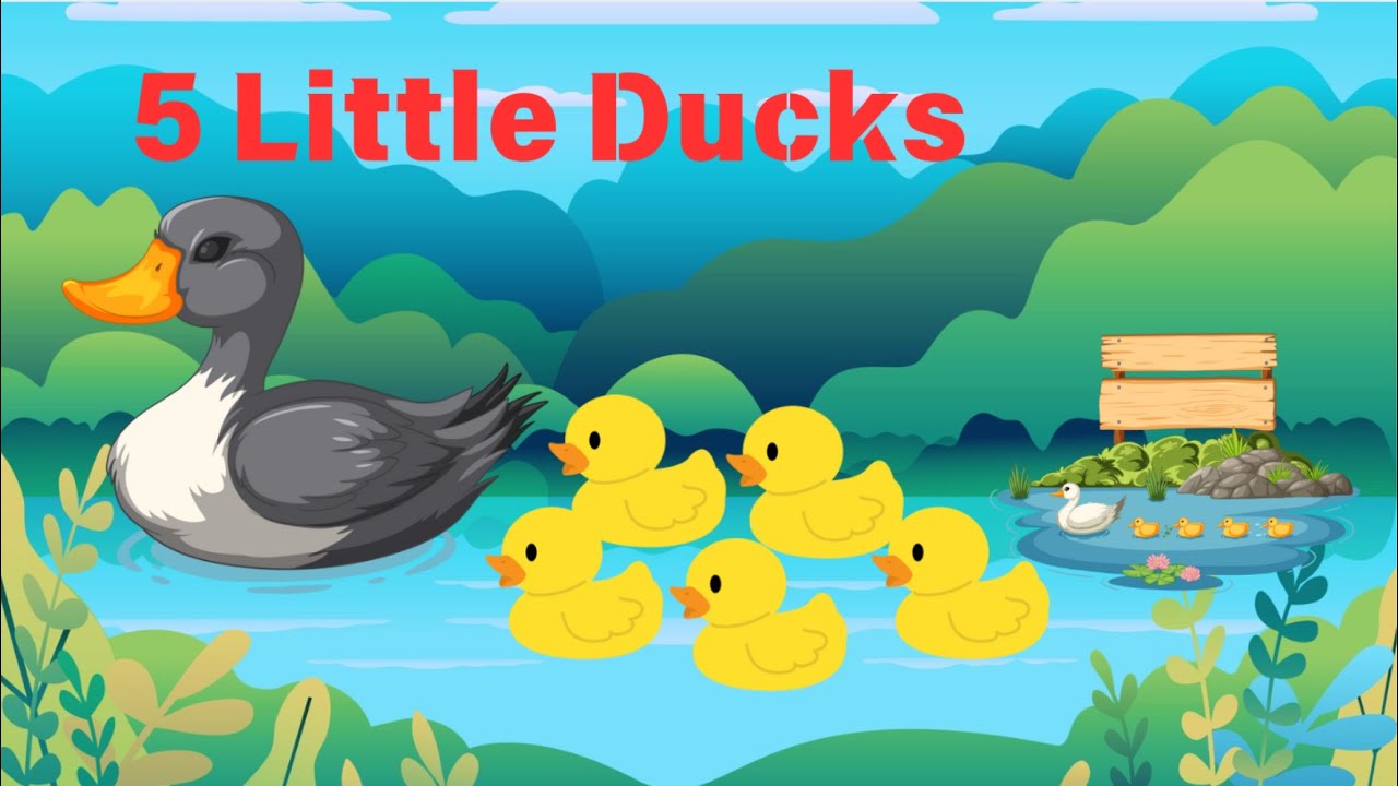 five little ducks lyrics - Youtube Kids