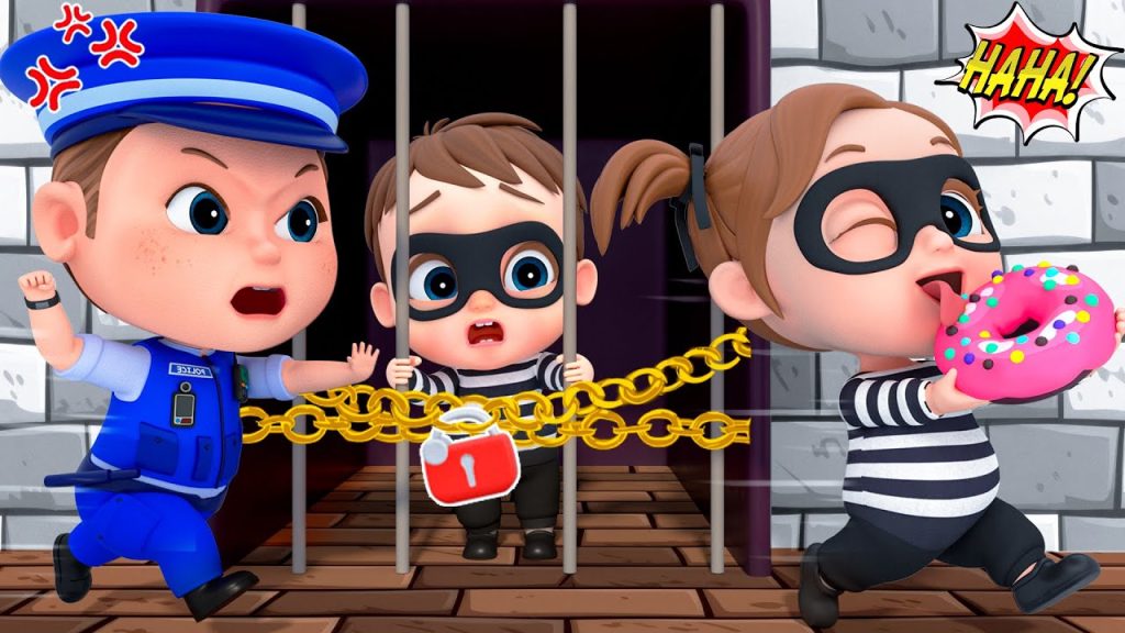 baby police officer chase thief - Youtube Kids