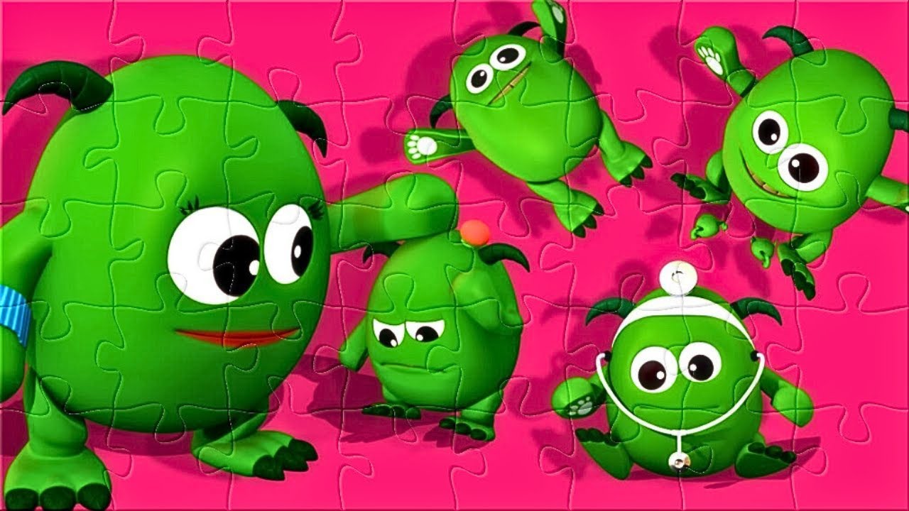 Five Little Monsters Jumping On The Bed - Youtube Kids