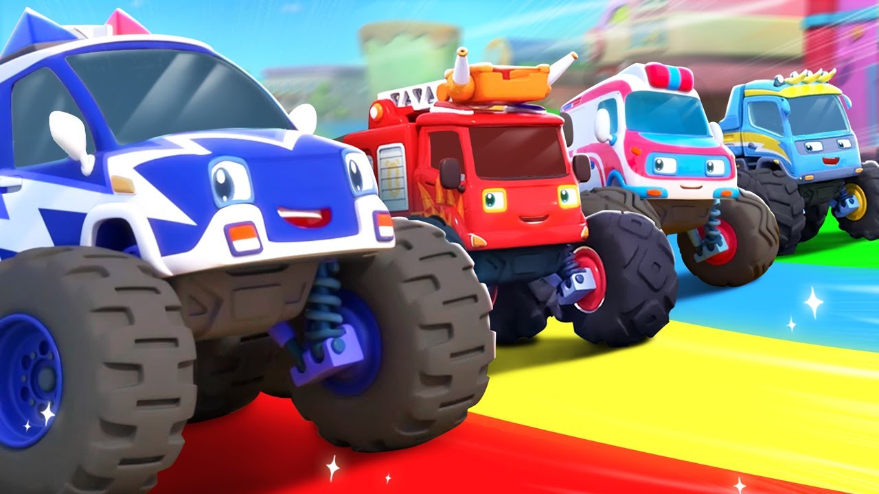 Super Monster Truck Resuce Team - Youtube Kids