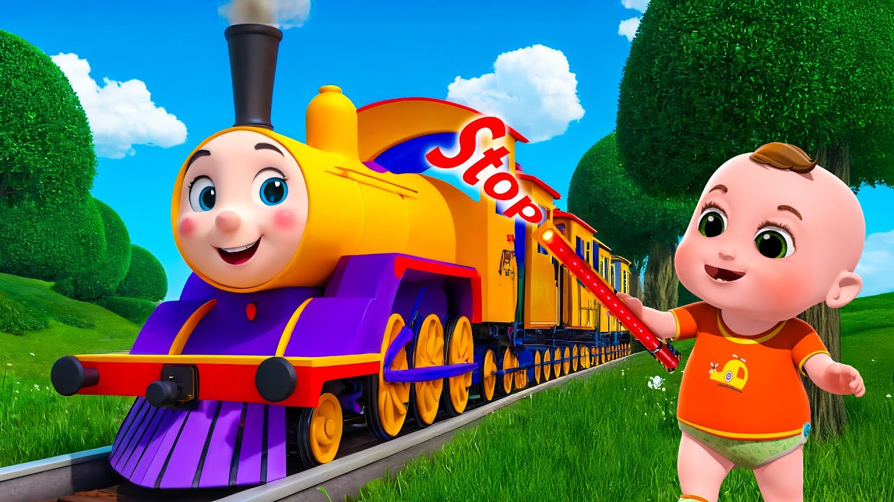 wheels on the train new compilation - Youtube Kids