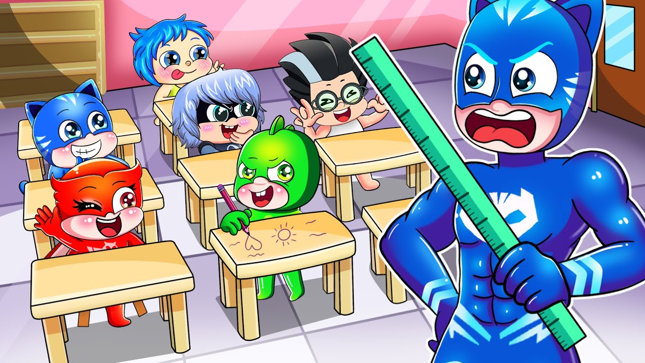 Catboy & Owlette at SCHOOL - Youtube Kids