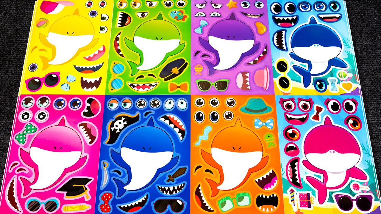 baby shark sticker book - Youtube Kids
