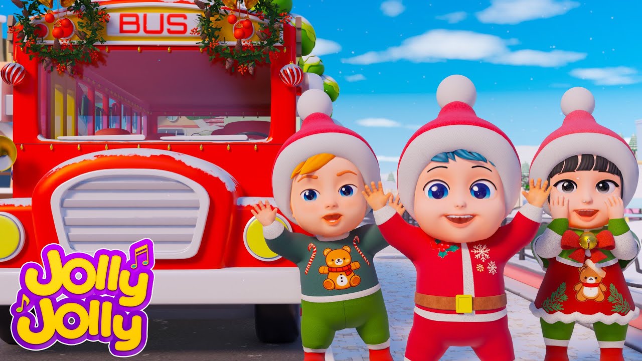 wheels on the bus christmas song - Youtube Kids