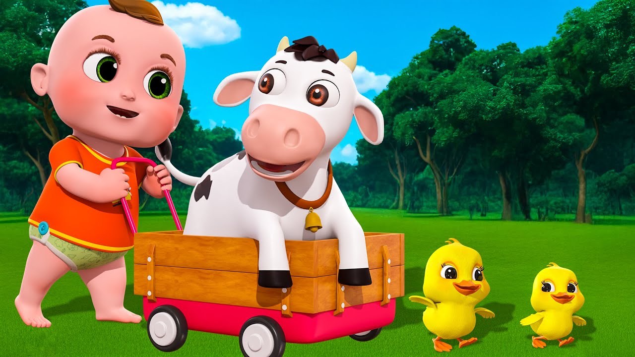 cow in animals farm song new compilation - Youtube Kids